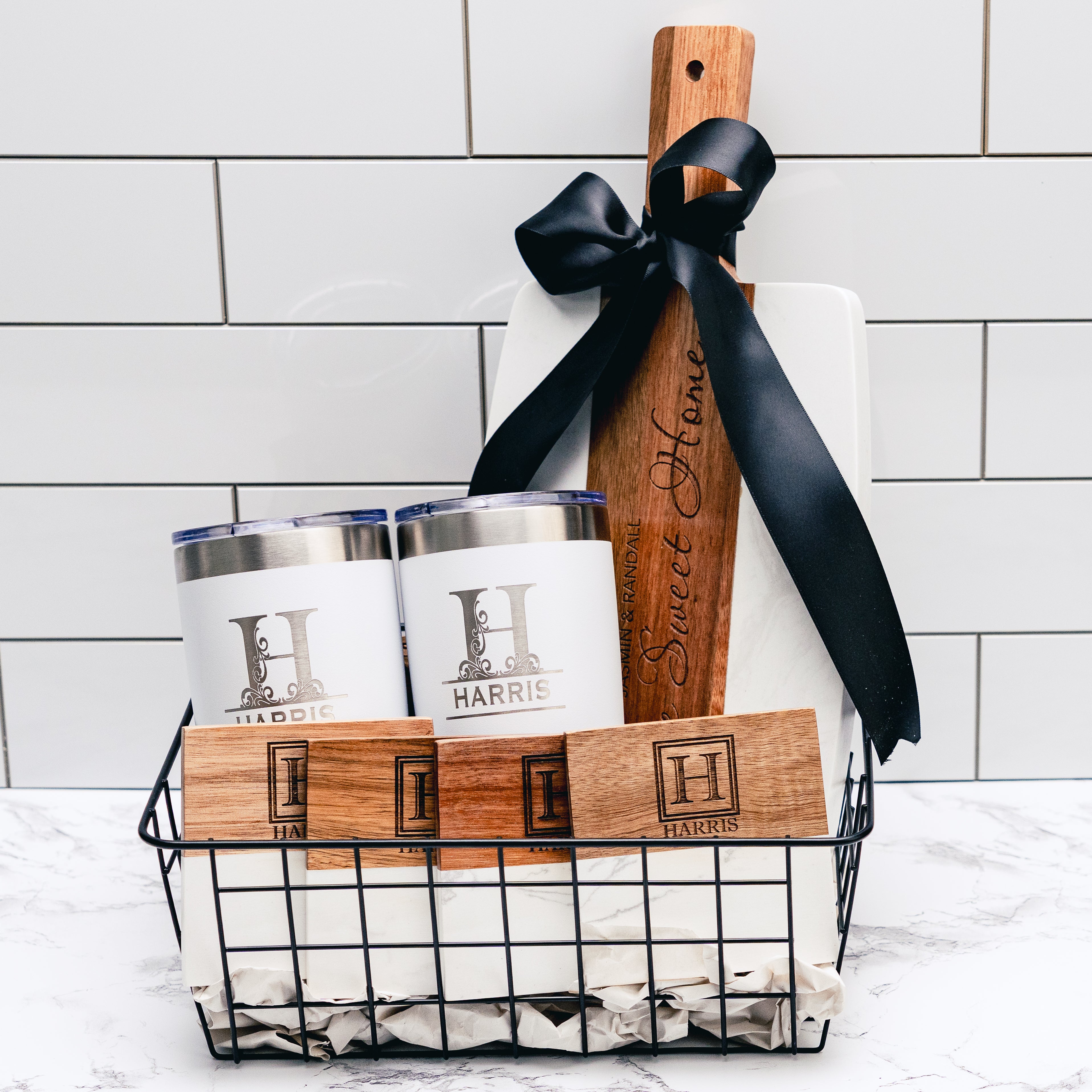 Custom Gift Set - Acacia + Marble – Carved & Co.